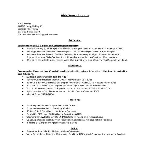 Nick Nunez Resume 2.24.16