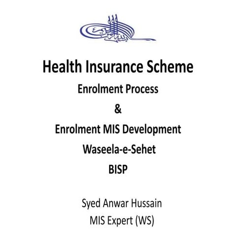 HI - SCHEME Enrolment Process | PPT