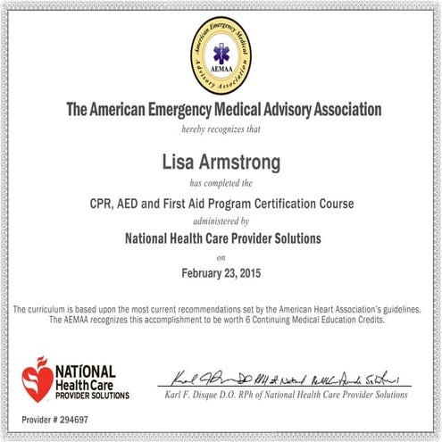 CPR AED Certificate 2.23.15