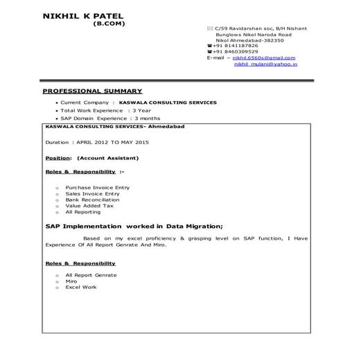 bindu cv | DOCX