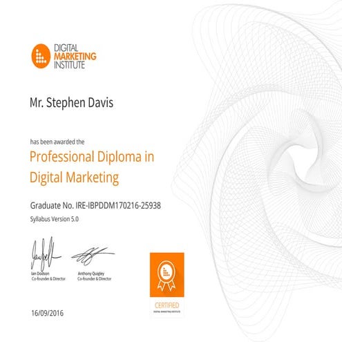 DMI Diploma | PDF