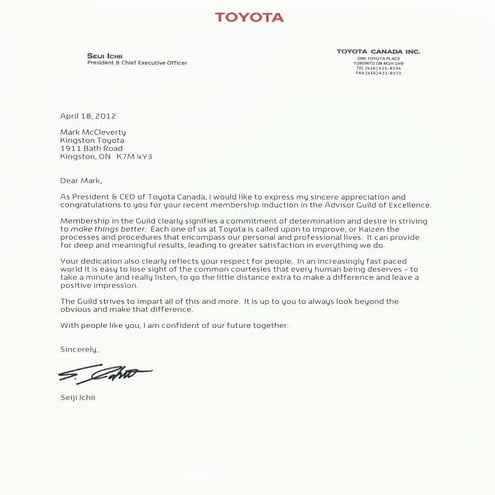 Toyota Certification | PDF