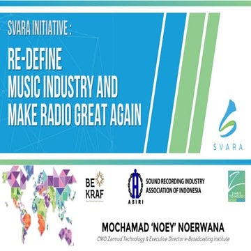 SVARA INITIATIVE - REDEFINE Music Industry and Make Radio GREAT AGAIN ...