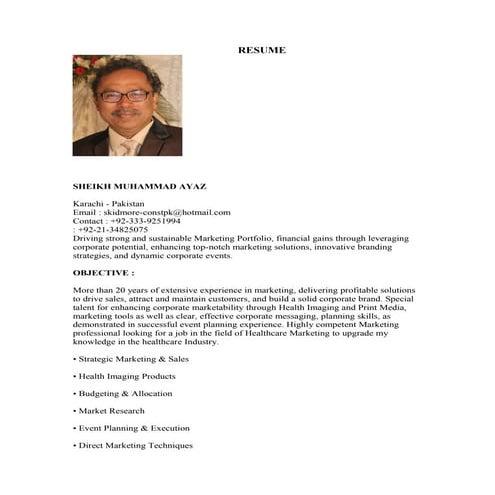 Resume - Yasser Ibrahim Mohamed | DOC