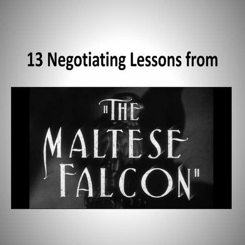 Maltese Falcon PPT (00595793xAC2B5) | PPTX
