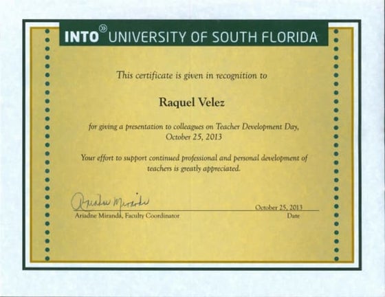 USF Management Certificate Program | PDF