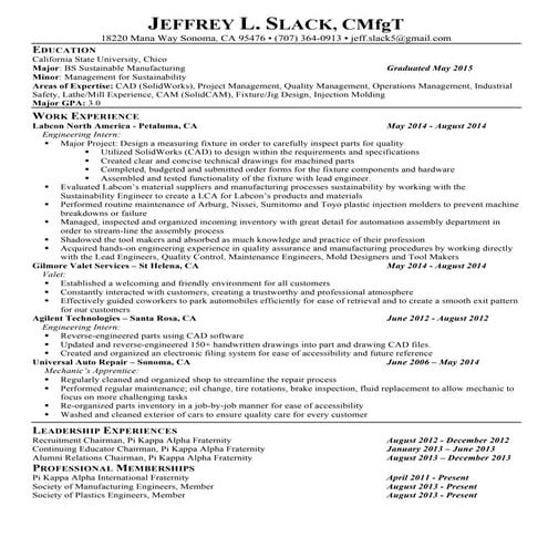 Jeff Slack Resume_ | PDF | Civil Engineering Industry | Industries
