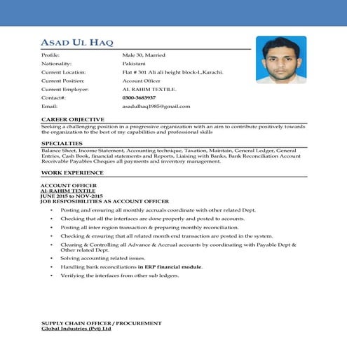 Brian's Resume 1 | DOC