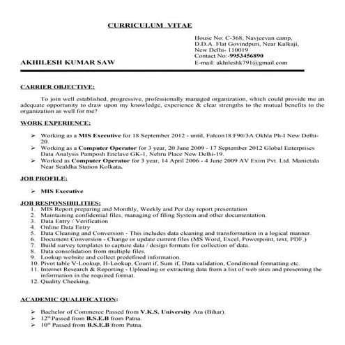 RESUME_Akhilesh Kumar | DOC