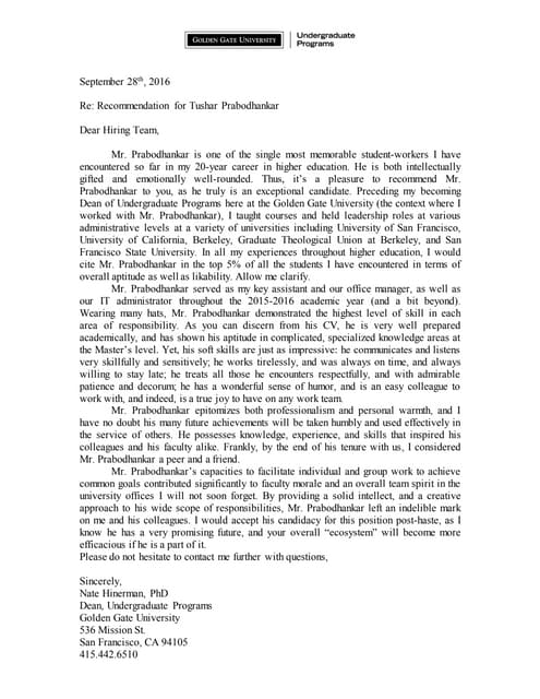 Manish Reference Letter - Logistics Workgroup | PDF