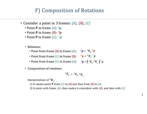 Robotics position and orientation | PPT | Robotics | Technology & Computing