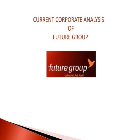 current corporate analysis FUTURE GROUP | PPTX