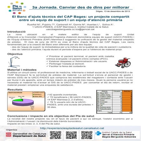 CC Banc d’ajuts tècnics del CAP Bages | PDF