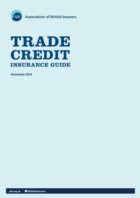 Trade Credit Insurance- A Boon for Financiers.pptx