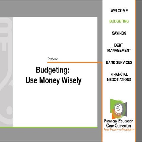 Budgeting Use Money Wisely | PDF