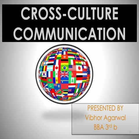cross culture communication | PPTX