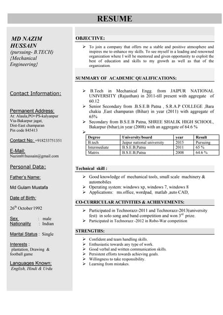 mahendra resume | PDF