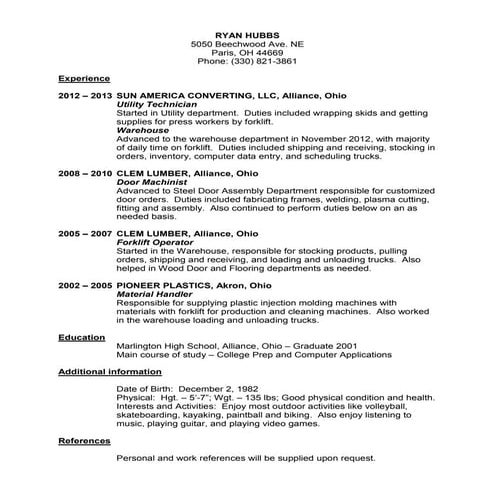 Ryan.resume..July.2014-_Update | PDF
