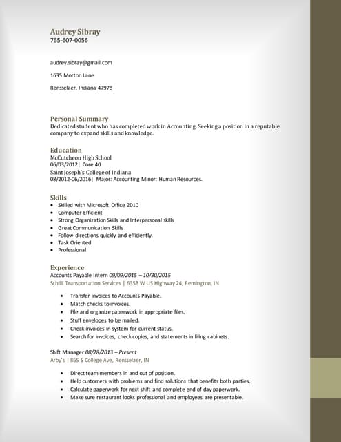 jordyn- resume work | PDF
