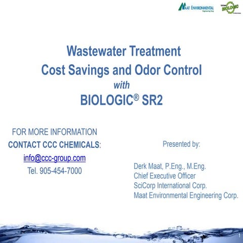 Odor Control + Bio-Acceleration = True Success! | PPTX