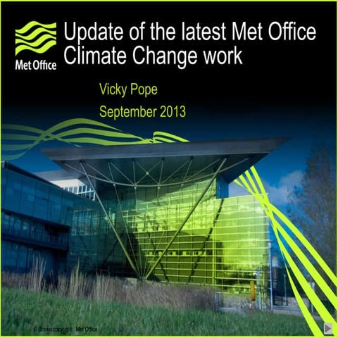 Met Office Presentation 2013 | PPTX