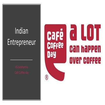 Cafe coffee day -The Coffee Revolution In A Tea-Loving Nation | PPTX