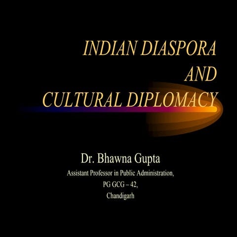 India and Cultural Diplomacy | PPTX