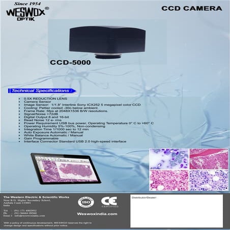 Ccd camera cccd 5000 | PDF | Cameras and Camcorders | Consumer Electronics