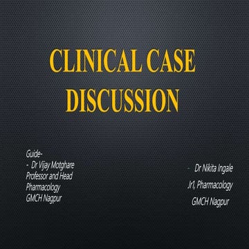Clinical case discussion - Eclampsia | PPTX