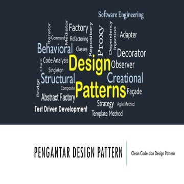 CCDP - Pengantar Design Pattern (Introduction) | PPTX