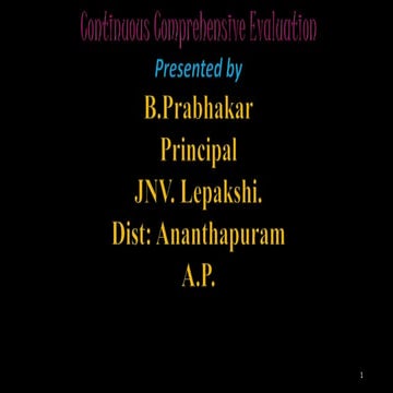 CCE ( Continuous Comprehensive Evaluaton) | PPSX