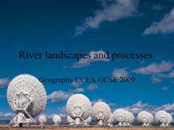 River landforms in the upper course | PPT