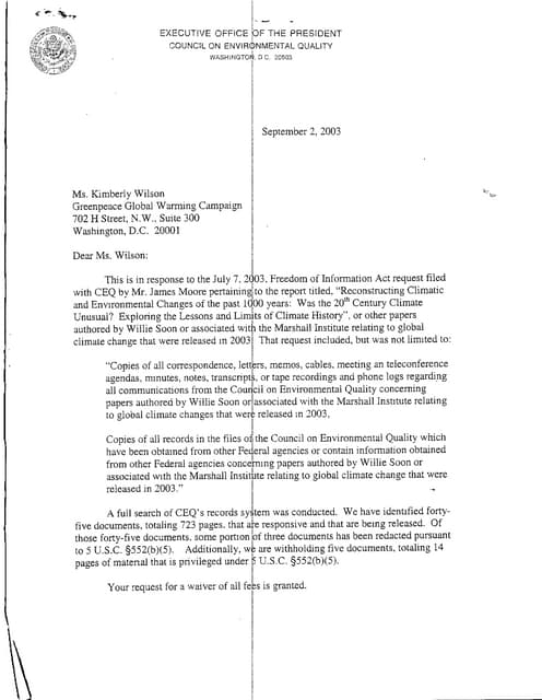 EPA CAA Follow Up Response Letter to FOIA | PDF | Law
