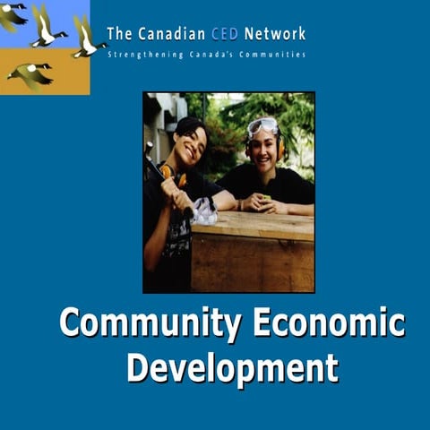 What is Community Economic Develompent? Presentation prepared by the ...