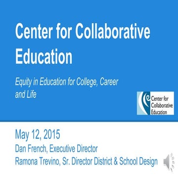 Center for Collaborative Education: Massachusetts Personalized Learning ...