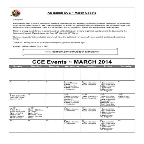 Clodagh Roche presentations