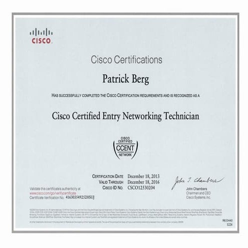 CCENT (Cisco Certified Entry Networking Technician) | PDF