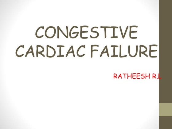 Congestive heart failure | PPT
