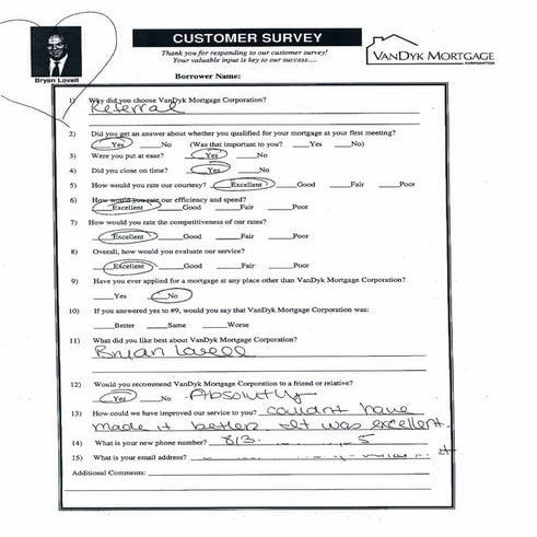 Customer Survey | PDF