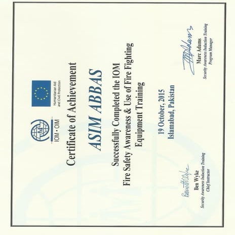 IFRC Fire safety Trng | PDF