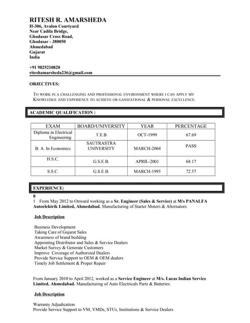 Hrishikesh majumder ee_resume_exp | PDF