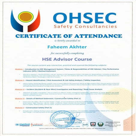 HSE Advisor | PDF