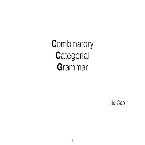 CCG | PDF