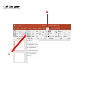 Cách Dùng Slide Master For Beginner Pptx