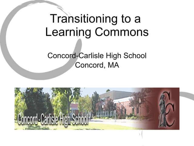 Cchs Learning Commons Ppt