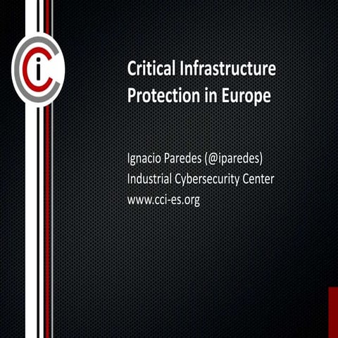 Industrial Cybersecurity and Critical Infrastructure Protection in ...