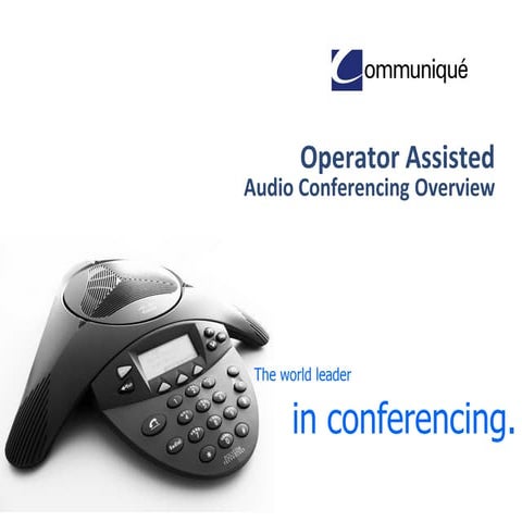 Operator Assisted Conference Calls | PDF