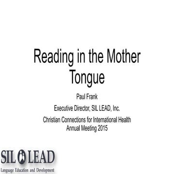 The role of mother tongue in early childhood education | PDF