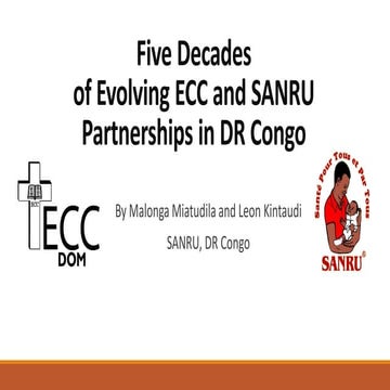 Five Decades of Evolving ECC and SANRU Partnership in DR Congo | PDF