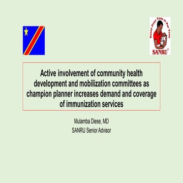 Involving Community Committees to Increase Immunization | PDF